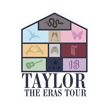 "Taylor swift - eras tour" Sticker for Sale by designsbyzw | Redbubble