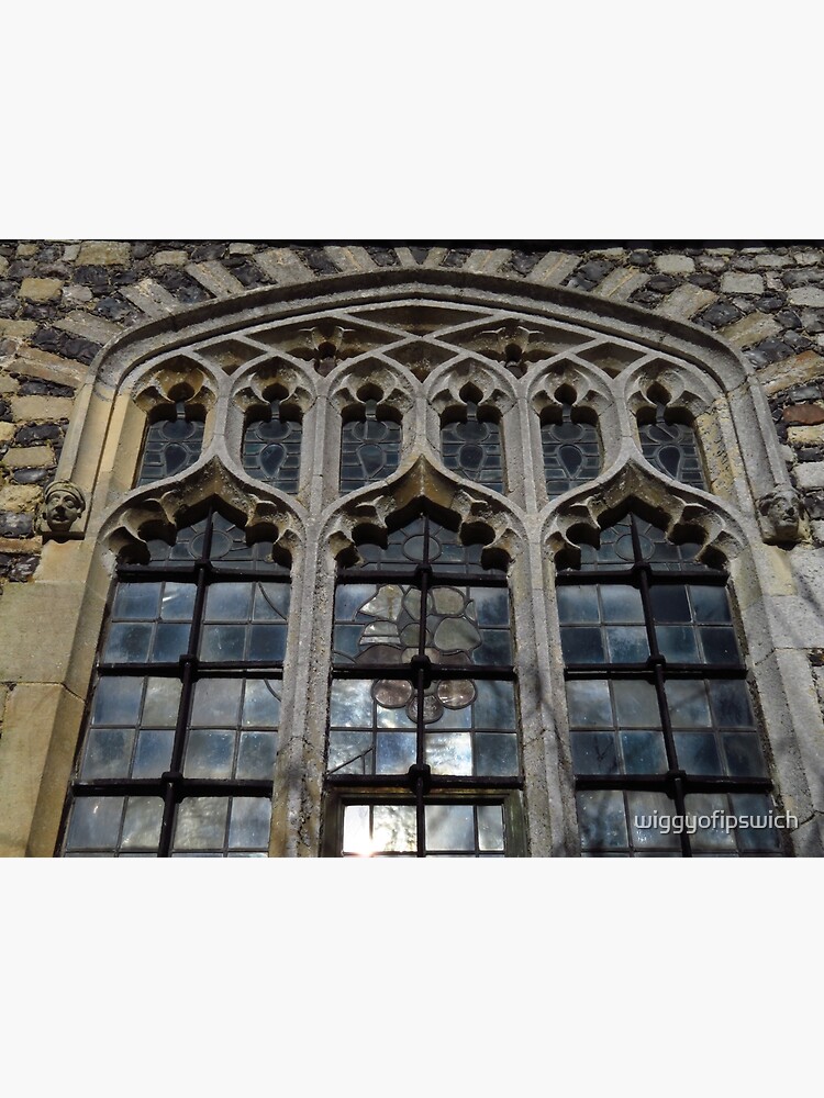 "Late Perpendicular Window, Gipping, Suffolk" Poster by wiggyofipswich ...