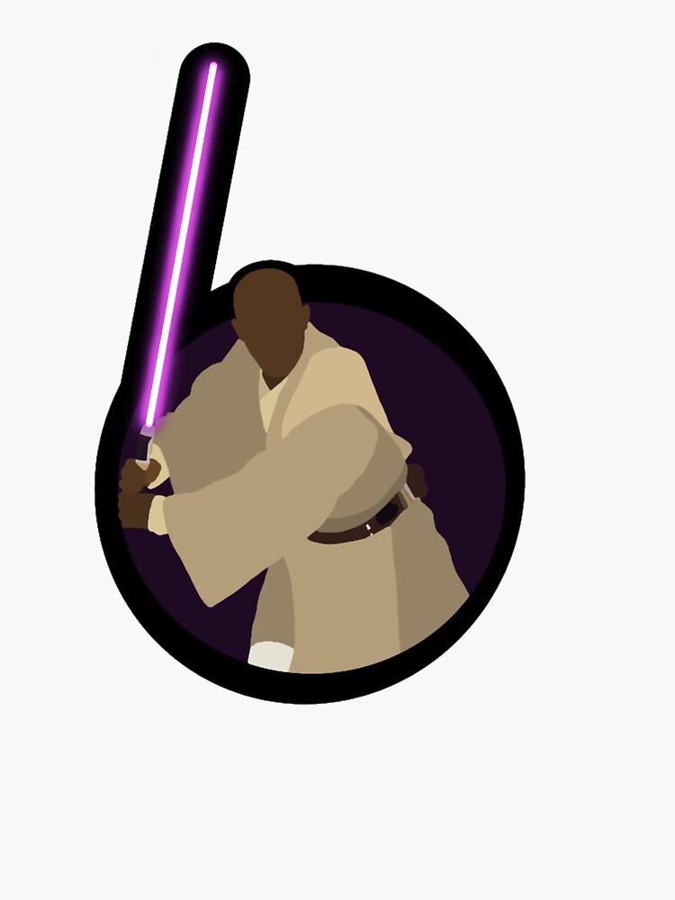 "Cartoon Mace Windu" Sticker for Sale by Nghreepsa | Redbubble