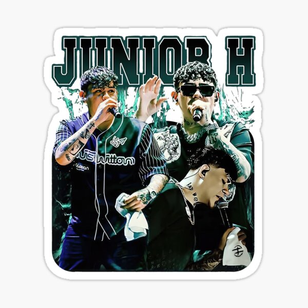 "JUNIOR H Vintage Music Tour" Sticker for Sale by CarderCarley | Redbubble