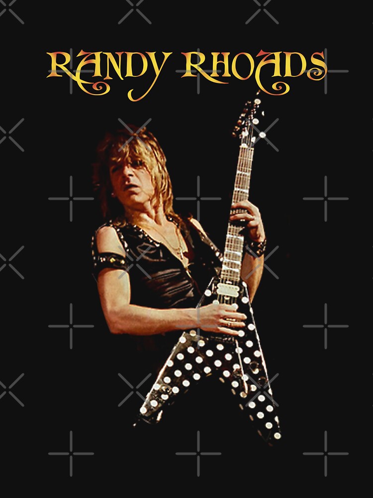 "Randy Rhoads Hard Rock Guitarist" Essential T-Shirt for Sale by ...