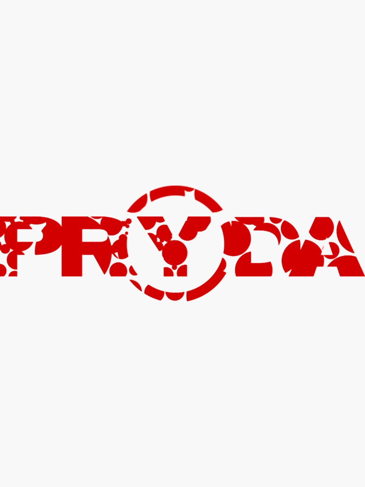 "Eric Prydz Red Pryda logo " Sticker for Sale by DestineeOlson | Redbubble