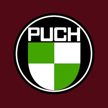 "Puch logo (original)" Sticker by GetThatCar | Redbubble