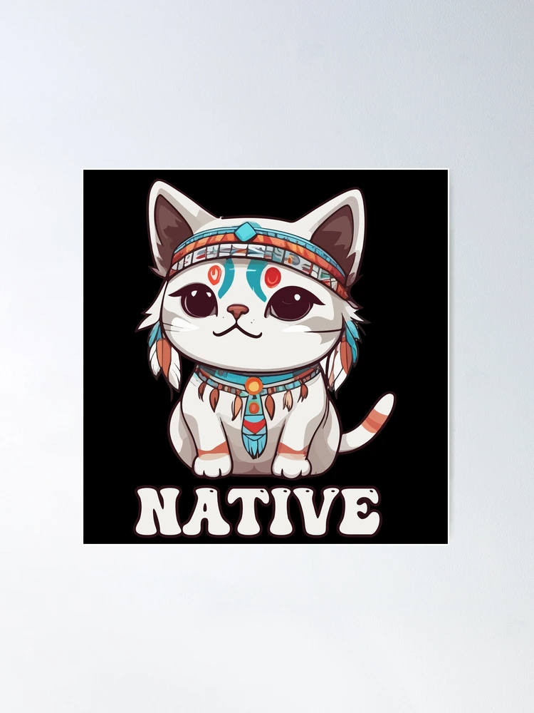Native American Cat Tattoos