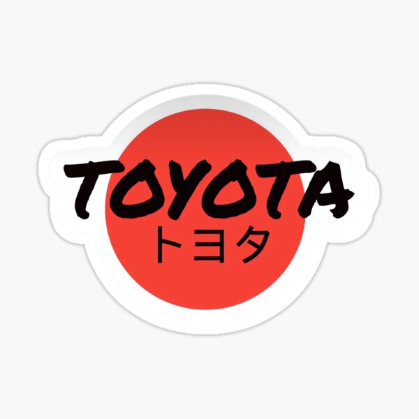"Toyota logo" Sticker for Sale by NixTap | Redbubble