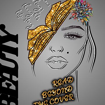 "Women face 'READ BEYOND THE COVER'" Sticker for Sale by UmanART ...