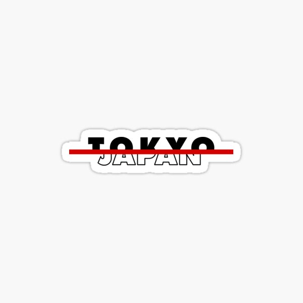 "Tokyo Japan Logo" Sticker for Sale by MK3DESIGN | Redbubble