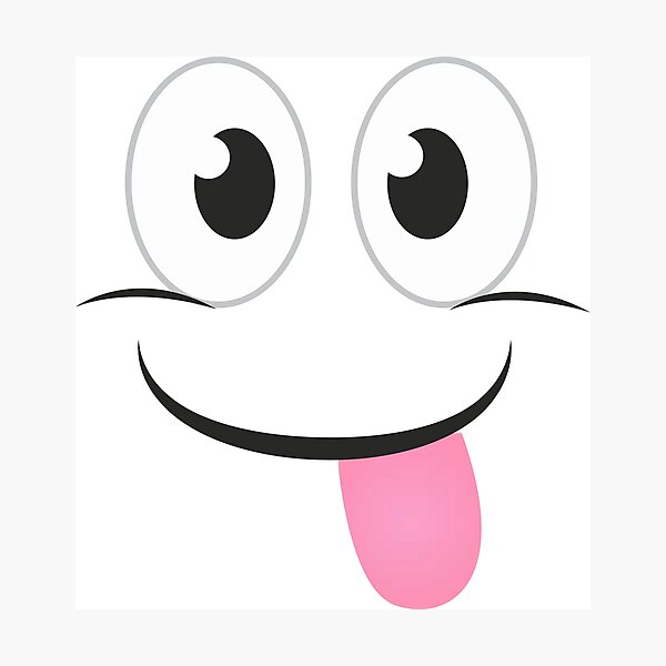 Lámina Fotográfica La Cara Traviesa La Cara Divertida Cómica Traviesa De Super3 Redbubble