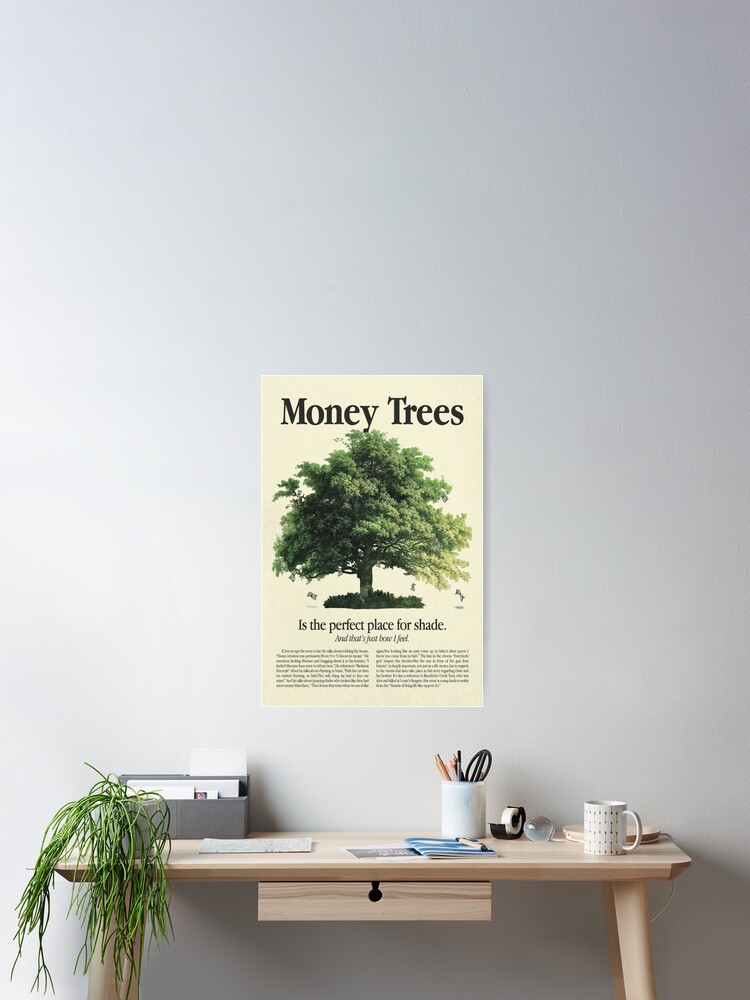 "Kendrick Lamar Money Trees Poster" Poster for Sale by HeartlessPrints ...