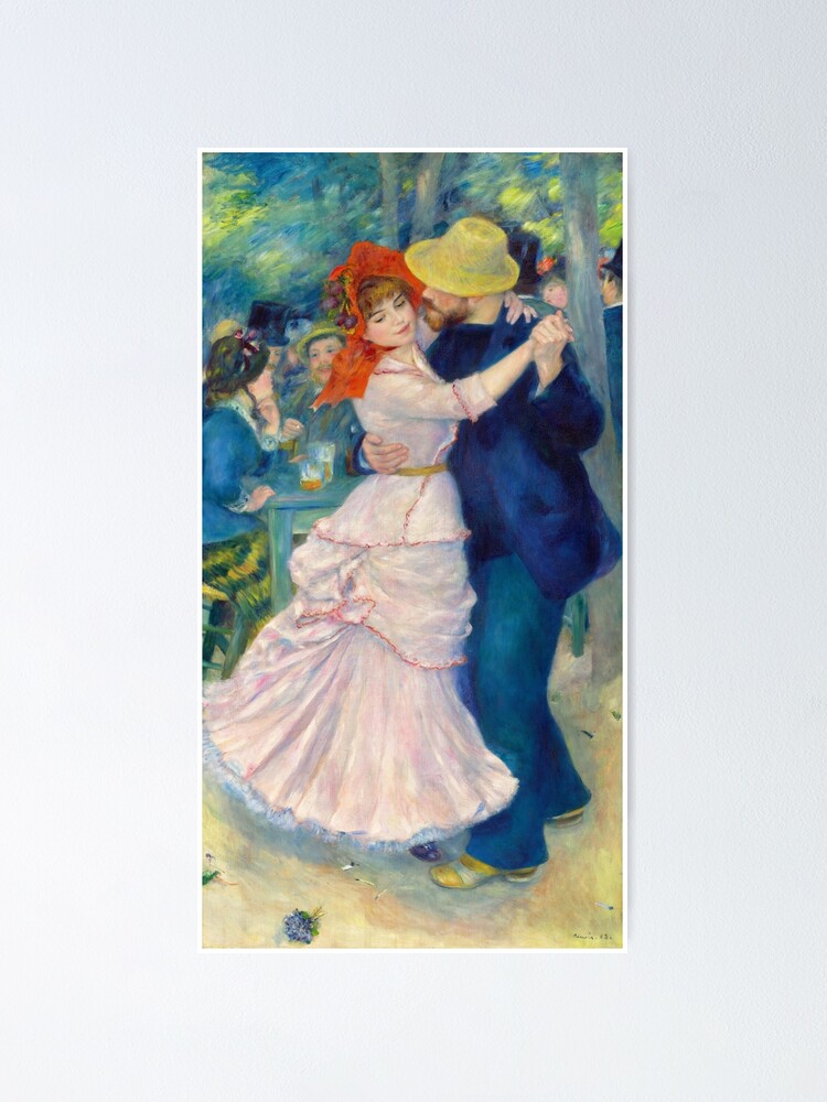 "Dance at Bougival - Pierre Auguste Renoir" Poster for Sale by ...