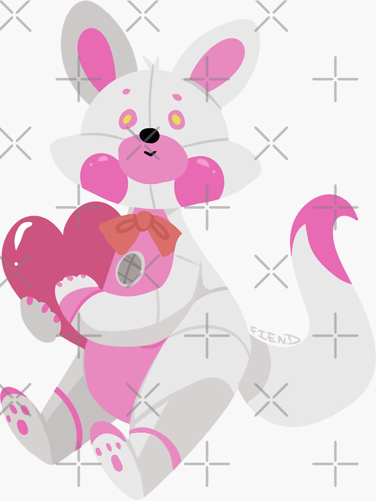 "Funtime Foxy Love" Sticker for Sale by Totallynotfiend | Redbubble