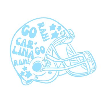 "UNC Football " Sticker for Sale by emmkdesigns | Redbubble