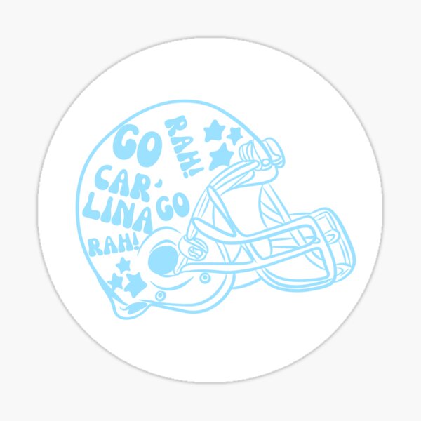 "UNC Football " Sticker for Sale by emmkdesigns | Redbubble
