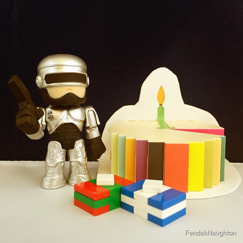 "Robocop Birthday" by FendekNaughton | Redbubble