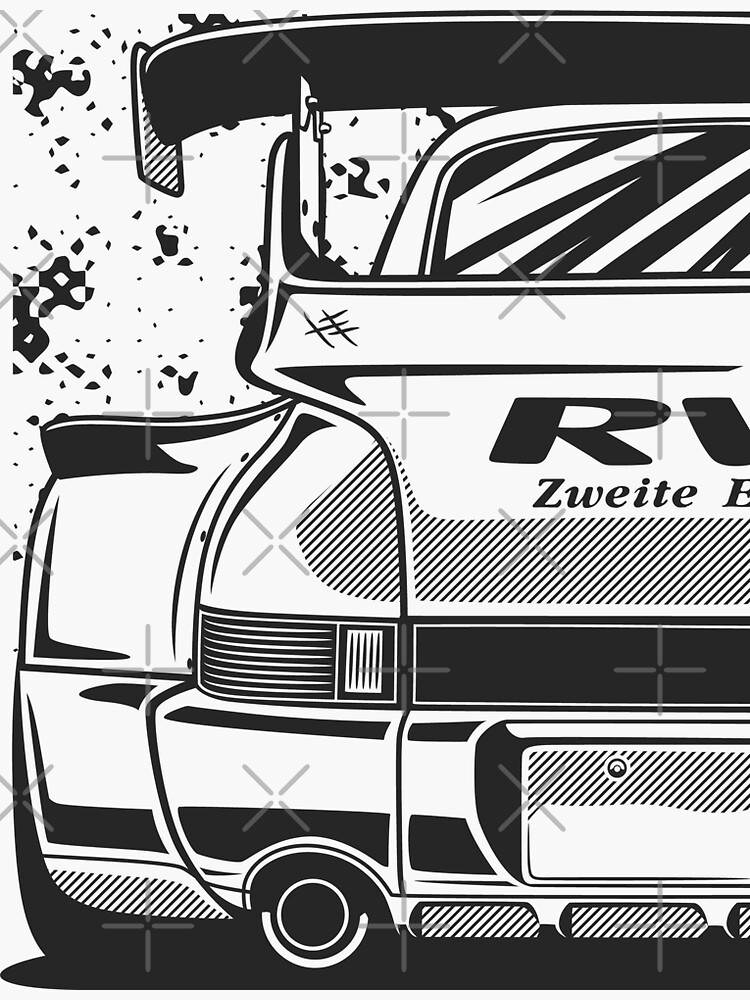 "Rauh Welt (RWB 911)" Sticker for Sale by OlegMarkaryan | Redbubble