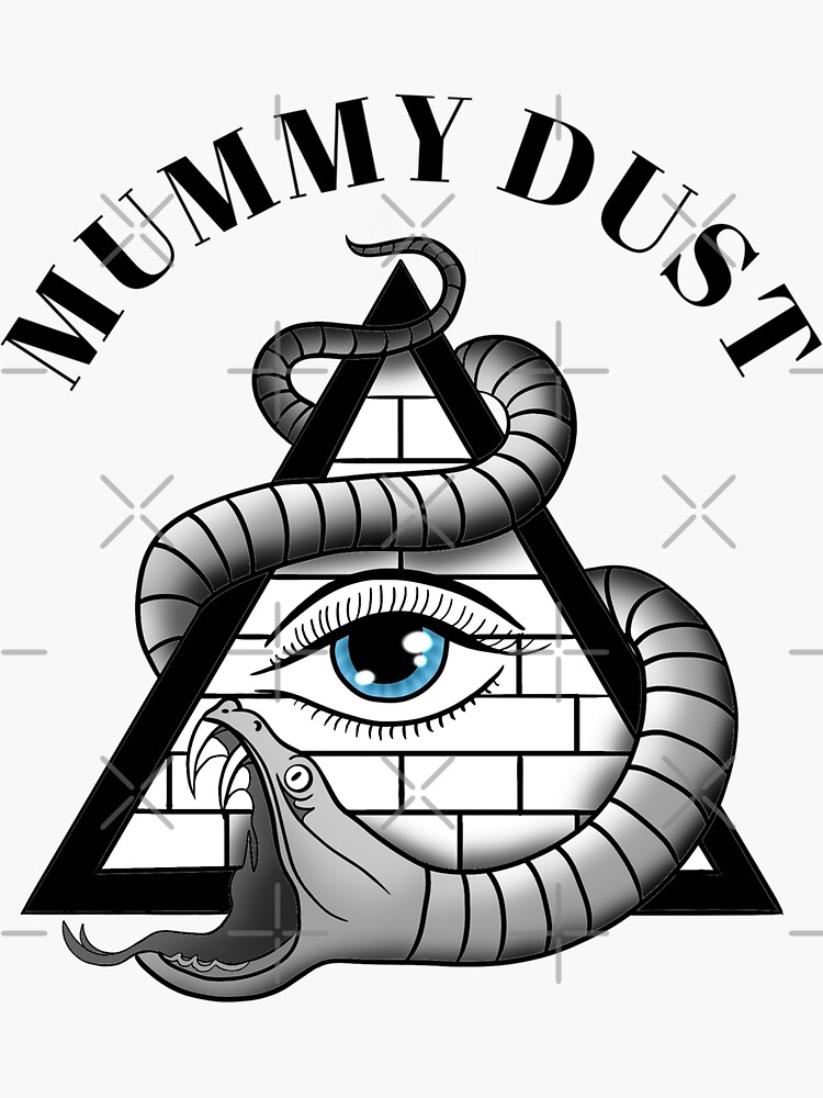 "Mummy Dust - Pyramid Design" Sticker for Sale by CharlottesArtz ...