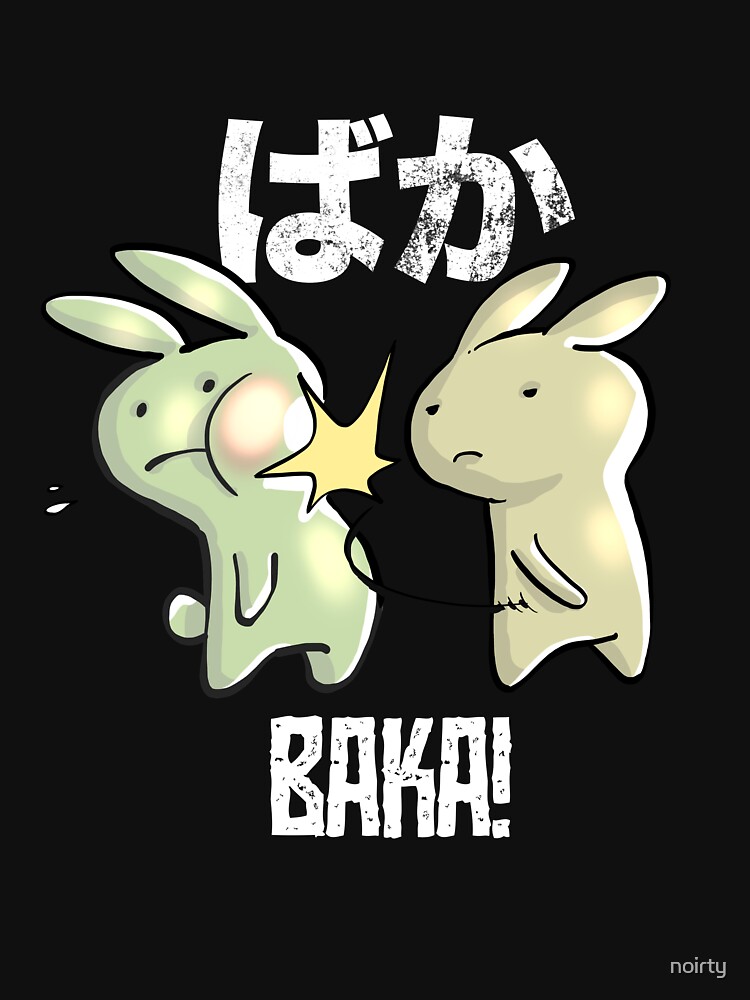 "Funny Anime Baka Rabbit Slap - Baka Japanese" T-shirt for Sale by ...