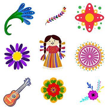 "Hispanic Heritage stickers" Sticker for Sale by Byreign | Redbubble