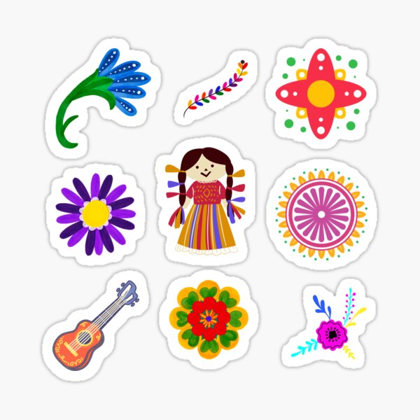 "Hispanic Heritage stickers" Sticker for Sale by Byreign | Redbubble