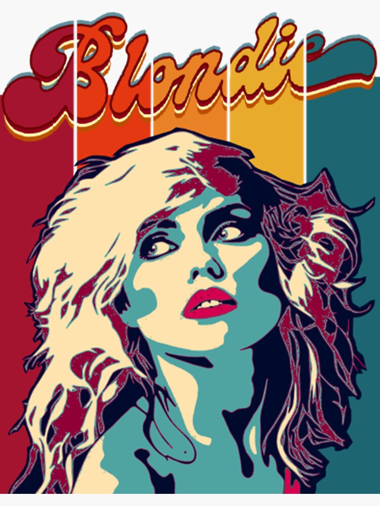 "Blondie" Sticker for Sale by lucasolivers | Redbubble