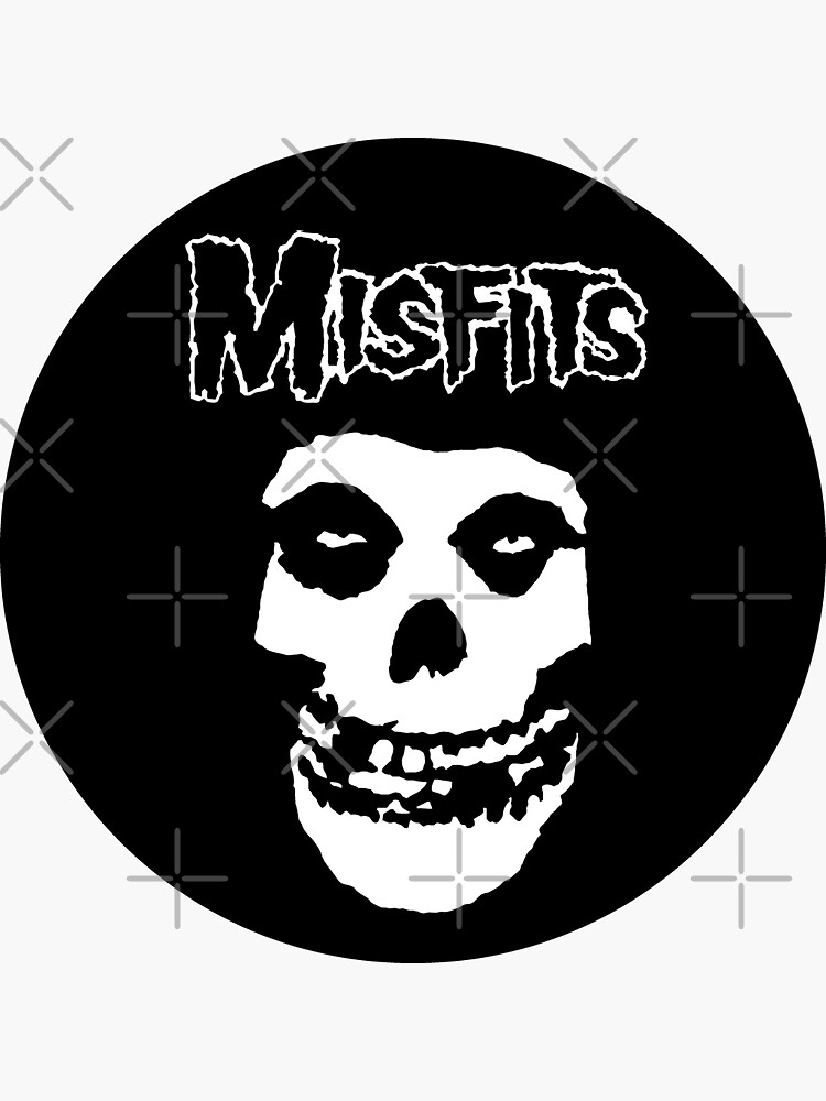 "Misfits Band Sticker" Sticker for Sale by PsychedVision | Redbubble