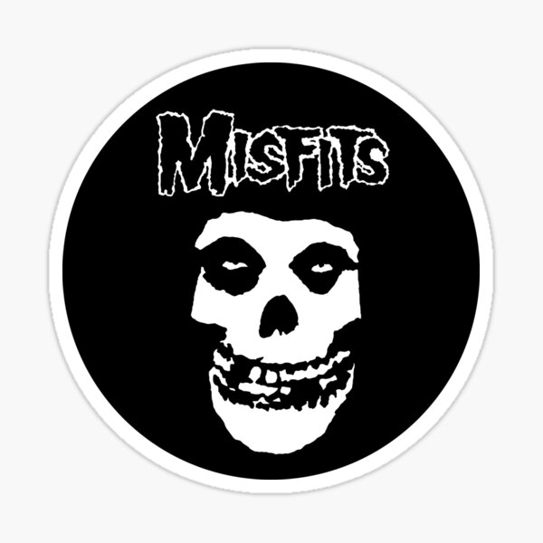 "Misfits Band Sticker" Sticker for Sale by PsychedVision | Redbubble