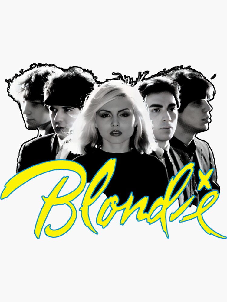 "music - blondie" Sticker for Sale by bowielinette | Redbubble