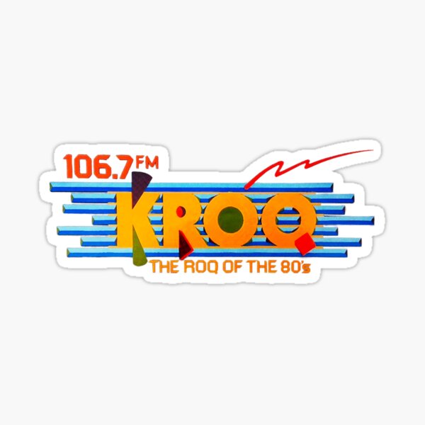 "KROQ" Sticker by VickMarquis | Redbubble