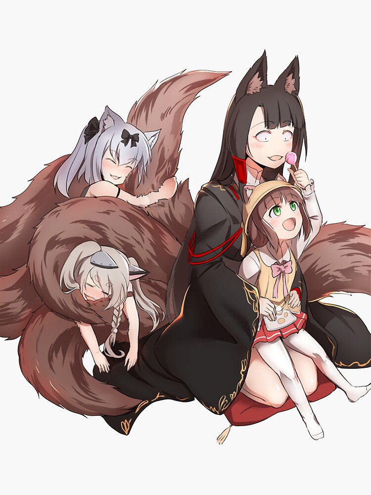 "Azur Lane - Akagi" Sticker for Sale by florenceboo | Redbubble