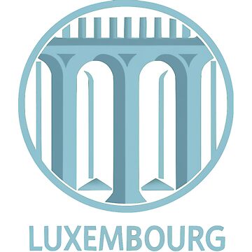 "Luxembourg Logo" Sticker for Sale by citysandculture | Redbubble