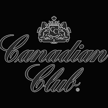 "CANADIAN CLUB WHISKEY logo" Sticker by MahaCairns | Redbubble