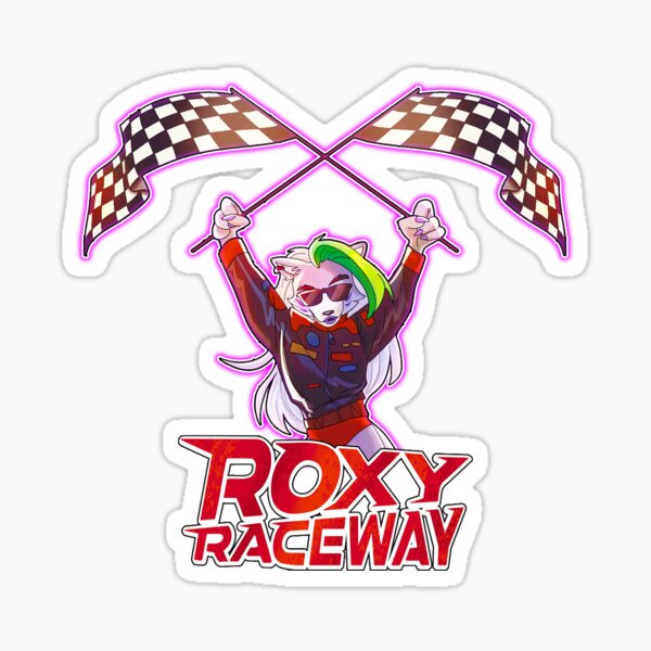 "Welcome to Roxy Raceway!" Sticker for Sale by xSelenaRussellx | Redbubble