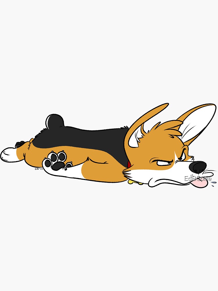 "sploot" Sticker for Sale by EdBCollie | Redbubble