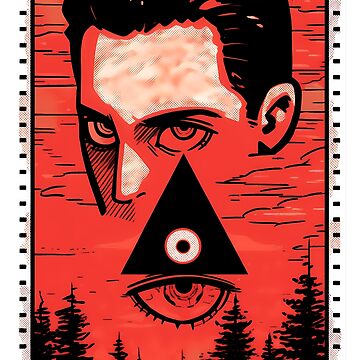 "Dystopian surrealist eye postal stamp- Futuristic " Poster for Sale by ...