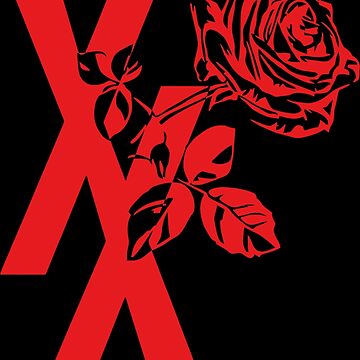 "mgk-xx red" Sticker for Sale by salfamarwa | Redbubble