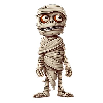 "Cartoon Mummy with Big Eyes" Poster for Sale by holistech | Redbubble