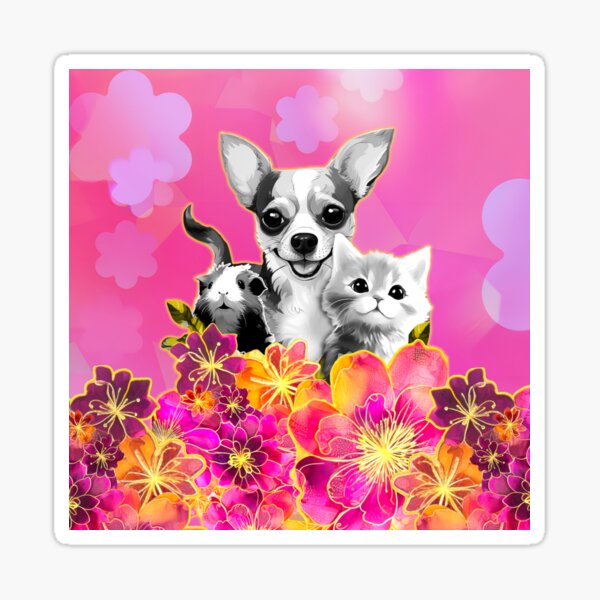 "Golden Batik Flowers Mix n’ Match Collection" Sticker for Sale by ...