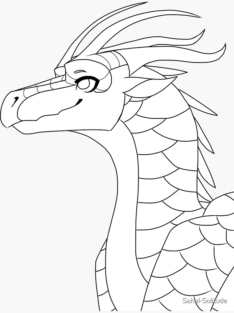 "Color-It-In-SilkWing" Sticker for Sale by Sahel-Solitude | Redbubble