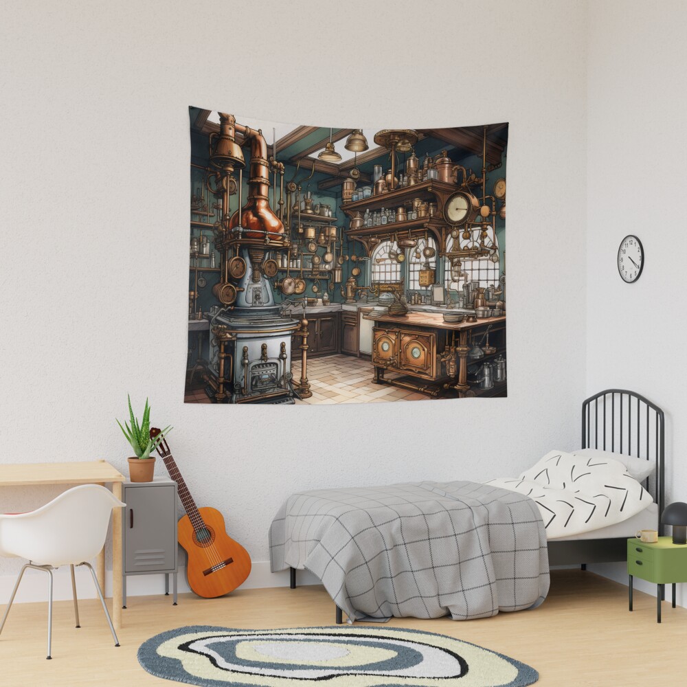 "Victorian Steampunk Kitchen Victorian Inspired Art " Art Print for ...