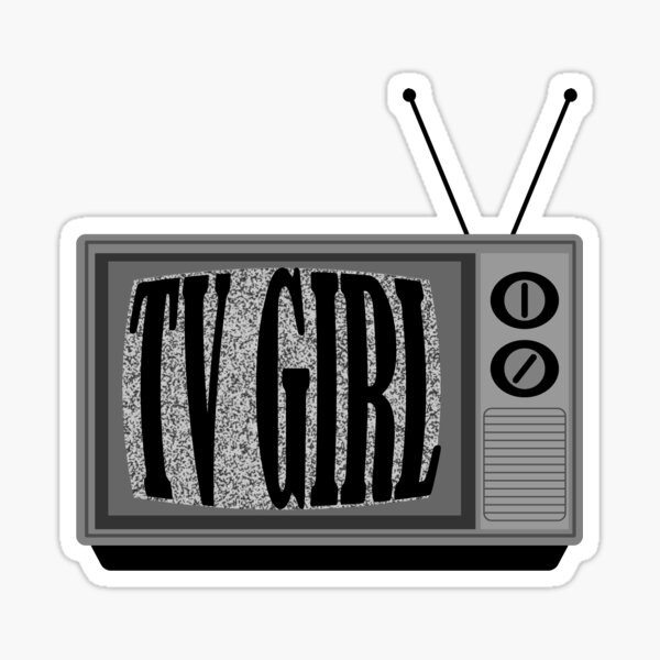 "TV Girl TV " Sticker for Sale by gabmarie | Redbubble