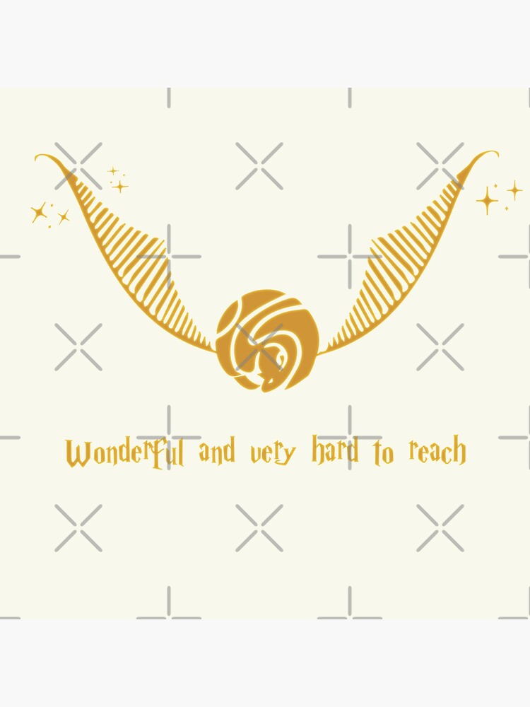 Dibujo De Snitch Dorada Atrapa Snitch Dorada' Pegatina | Spreadshirt