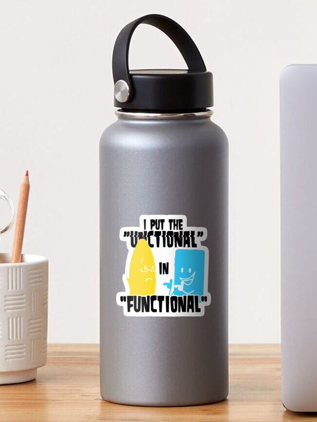 ""I put the Unctional in Functional" Mephone and Cobs" Sticker for Sale ...