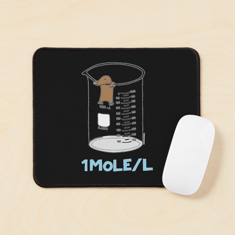"Chemistry 1 Mole Per Liter For Mole Or Avogadro's Day" Sticker by ...
