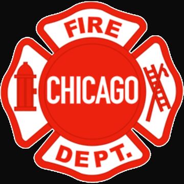 "CHICAGO FIRE LOGO" Sticker by Loyaltyarv | Redbubble