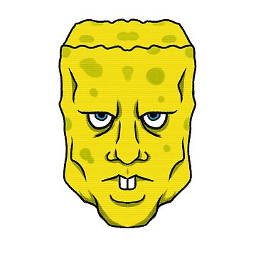 "Spongebob Gigachad" Sticker for Sale by geruvegan | Redbubble