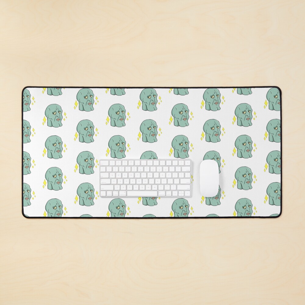 "Squidward Giga Chad" Sticker for Sale by geruvegan | Redbubble