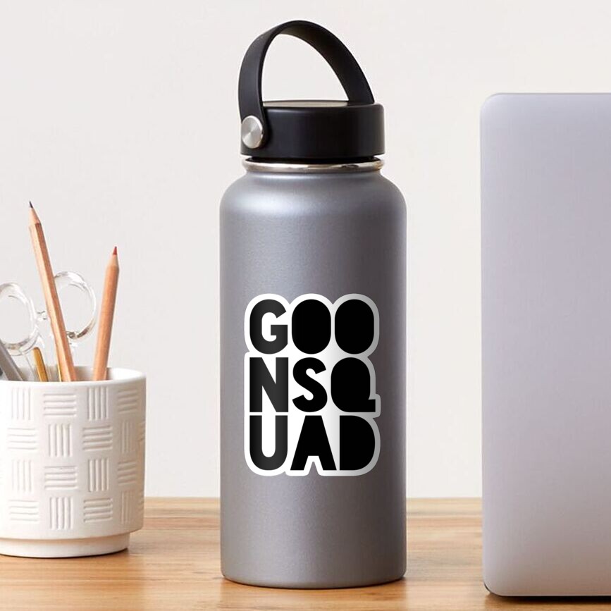 "GOON SQUAD (BLACK TEXT)" Sticker by Dripsha | Redbubble