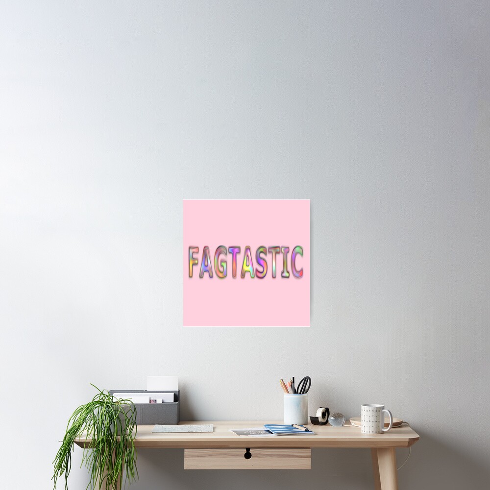 "FAGTASTIC RAINBOW" Poster for Sale by M-Lorentsson | Redbubble