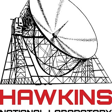 "Stranger Things Hawkins National Laboratory Indiana" Sticker for Sale ...