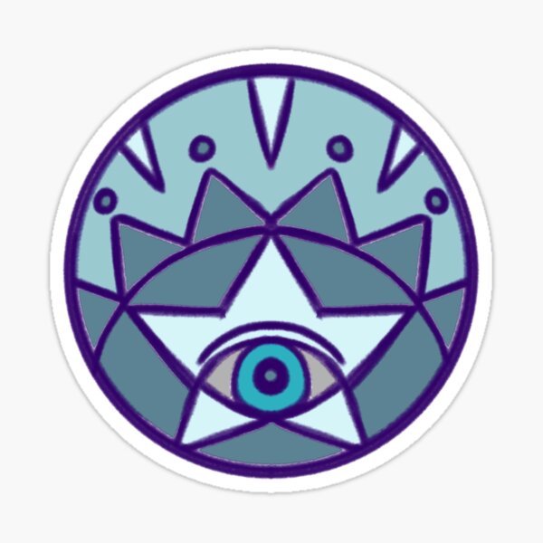 "Magic Eye" Sticker for Sale by NagolBOT-Pink | Redbubble